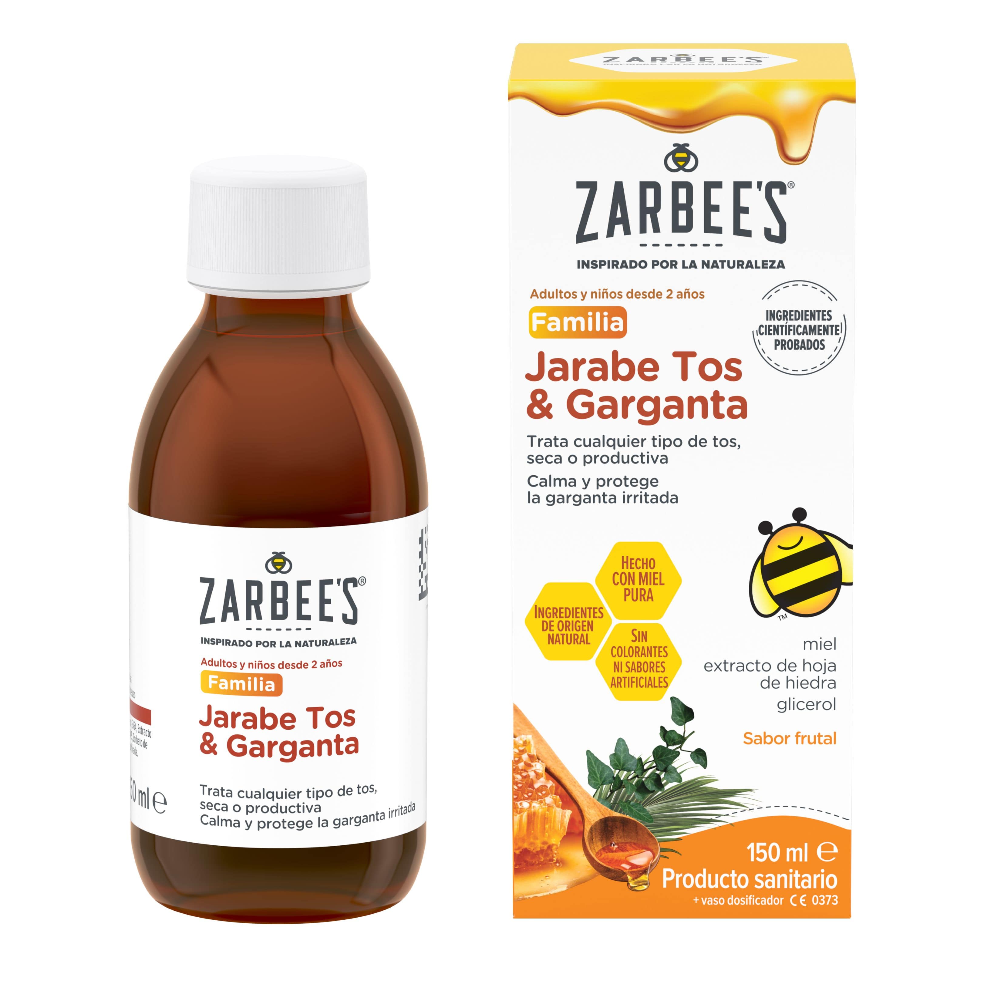 Jarabe Tos y Garganta - Familia | Zarbee's®
